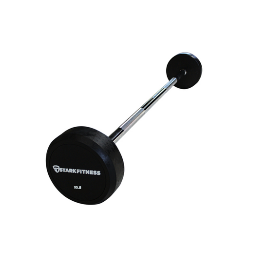 Straight Rubber Fixed Barbell – Stark Fitness
