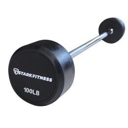 Straight Rubber Fixed Barbell – Stark Fitness